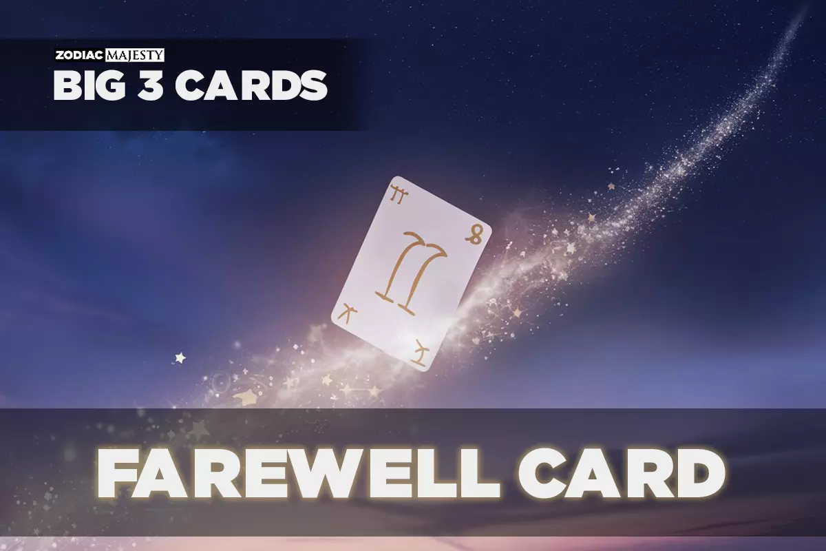 Farewell Card – A Cosmic Goodbye